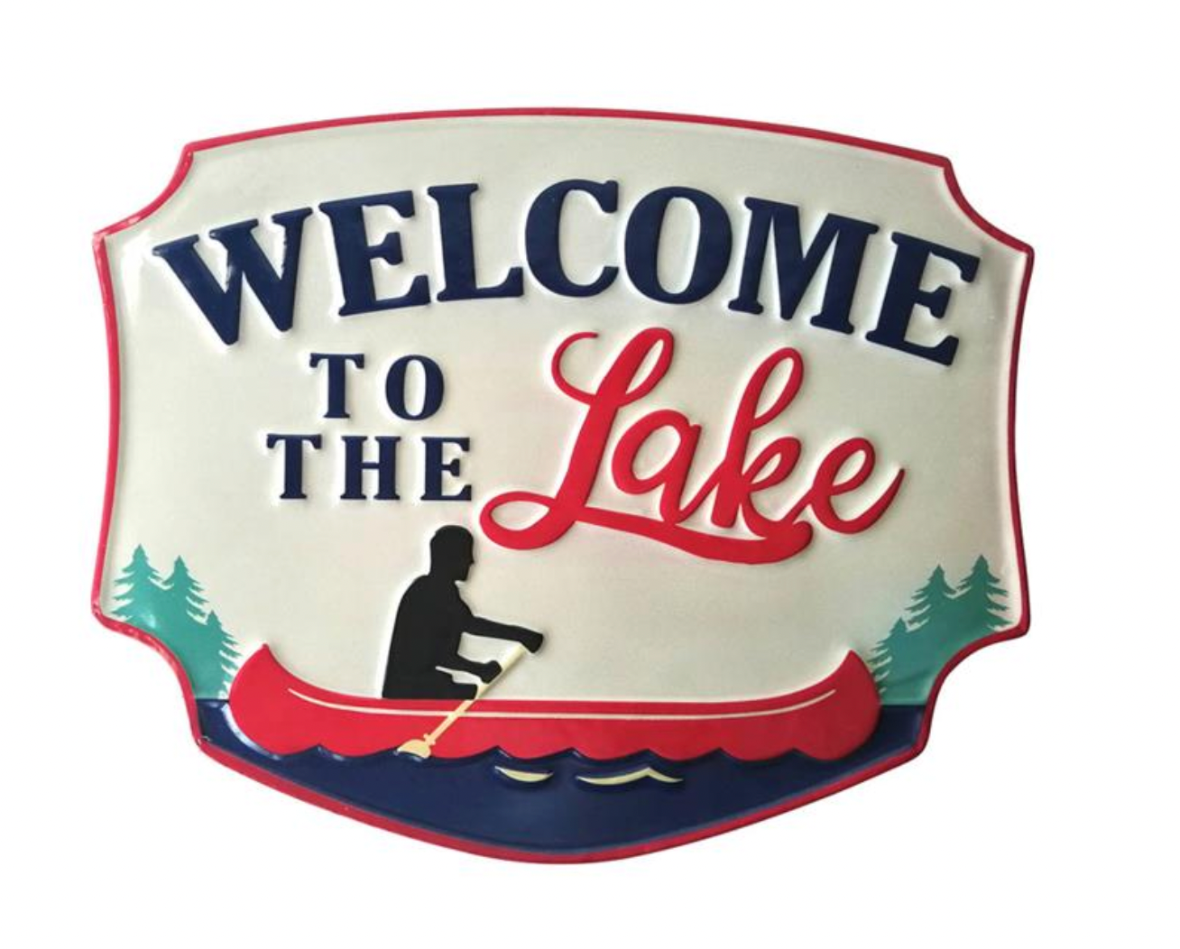 Lake Welcome Sign